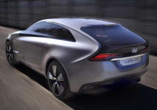 The rear of the new Hyundai i-oniq concept | Torque News